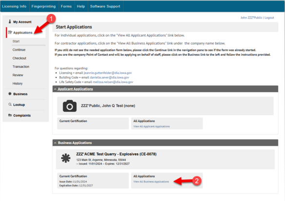 Apply for a Commercial Explosives License | Department of Inspections ...